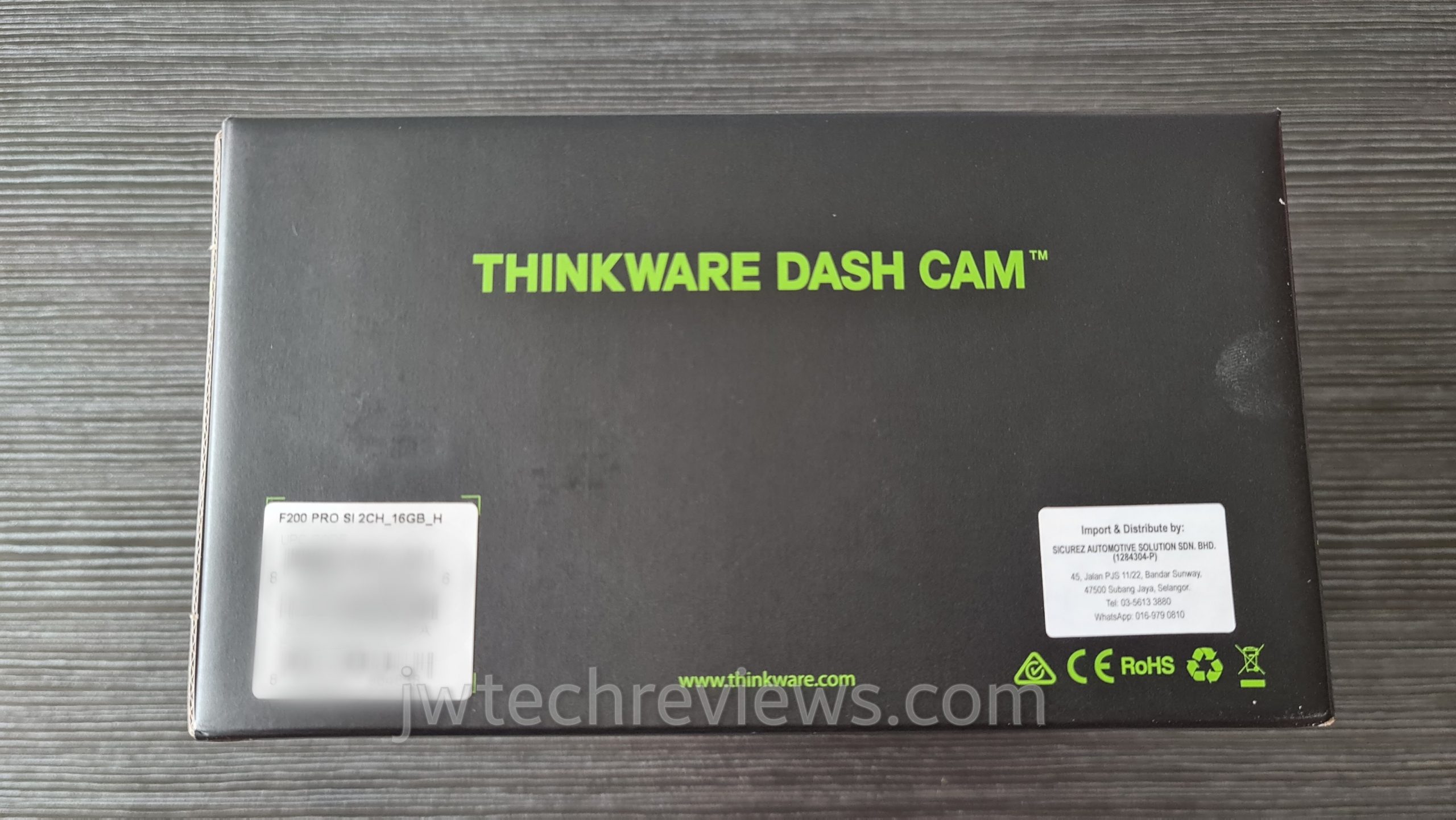 Thinkware F200 Pro – JW Tech Reviews